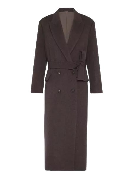 BRUNELLO CUCINELLI Brunello Cucinelli Double-Breasted Long Sleeved Coat